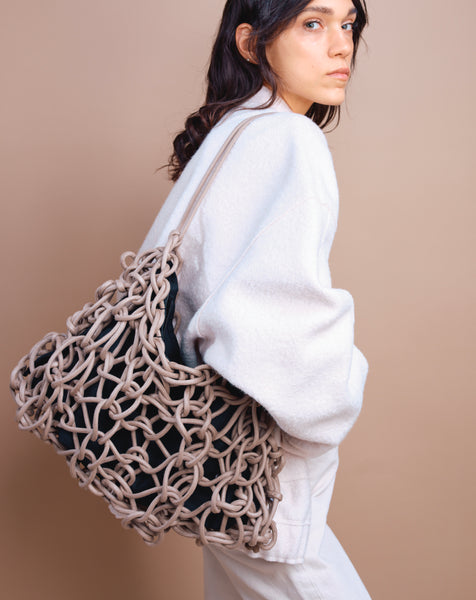 Petra bag waxed rope | shop.alienina.com